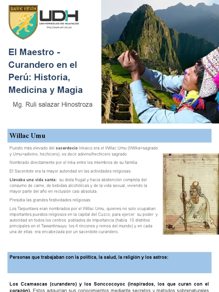 El Maestro - Curandero en El Perú - Historia, Medicina y Magia | PDF ...