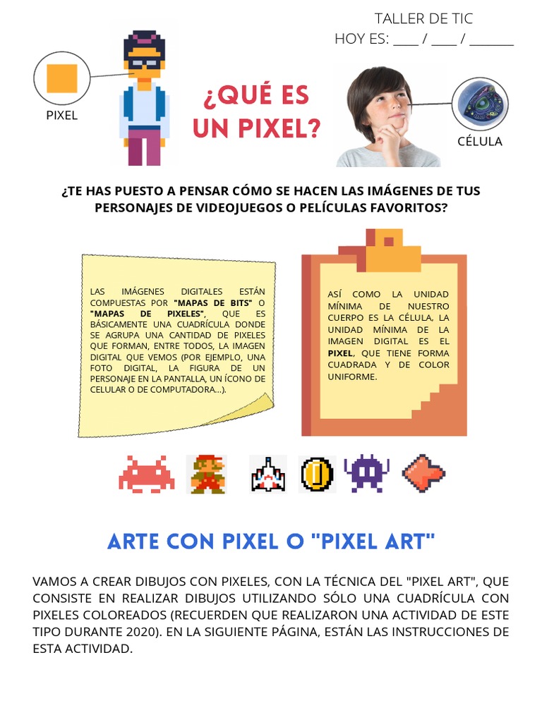 Pixel Art | Descargar gratis PDF | Píxel | Visión
