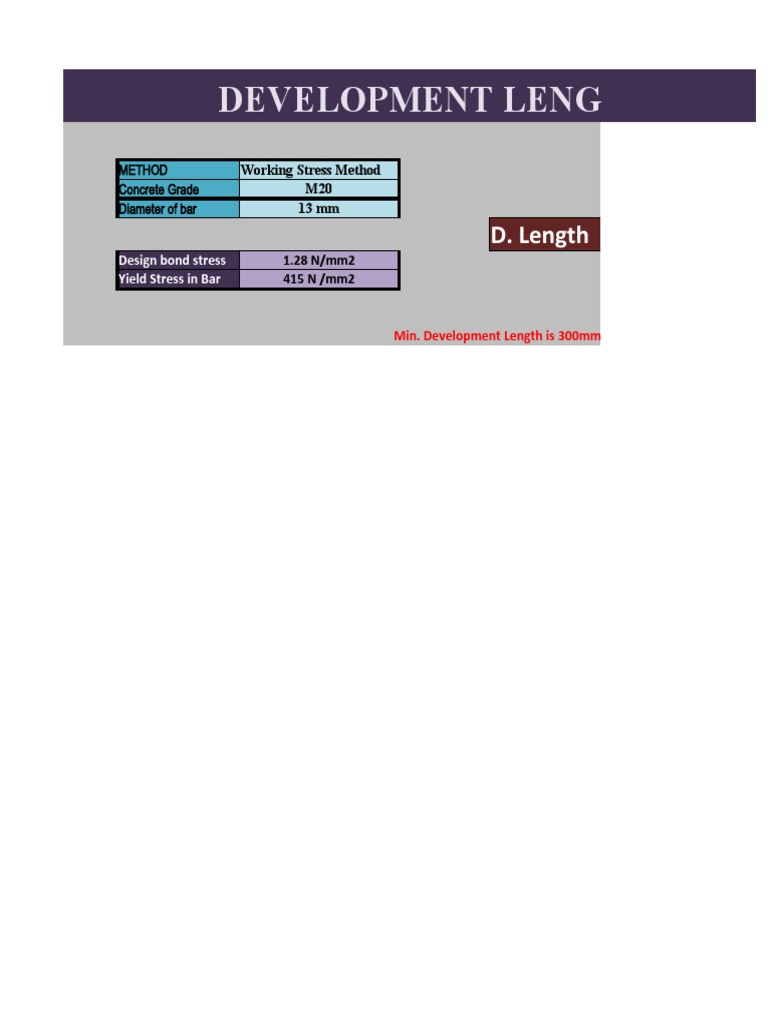 Development Length Calculator | PDF | Computers