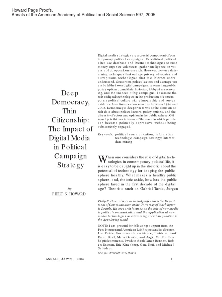 The Impact of Digital Media | PDF | Mass Media | News
