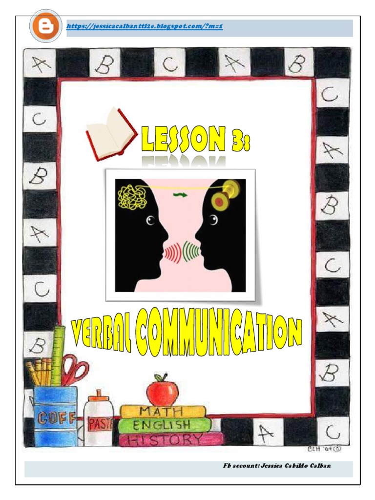 Lesson 3 - Verbal Communication | PDF | Neuropsychological Assessment ...