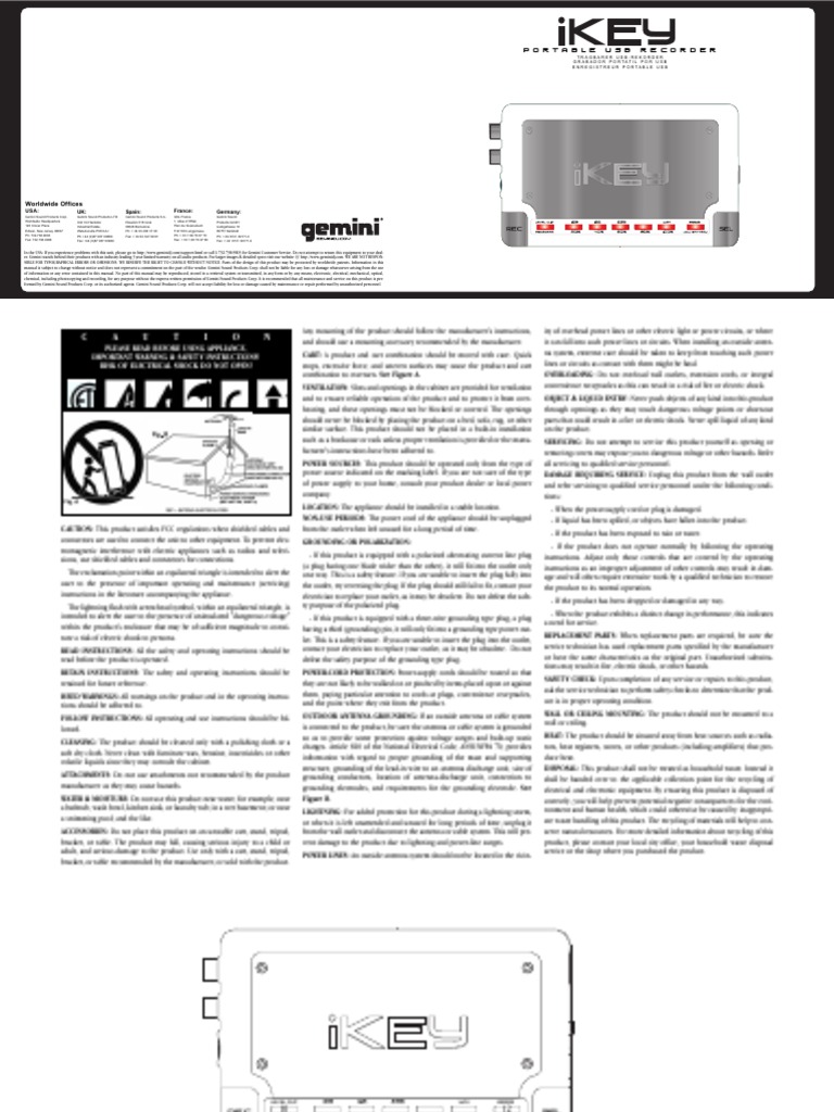 Ikey Manual | PDF | Electrical Connector | I Pod