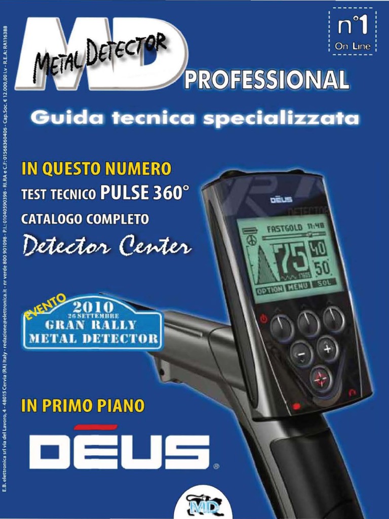 MD Professional N°1 (Rivista Metal Detector) | PDF