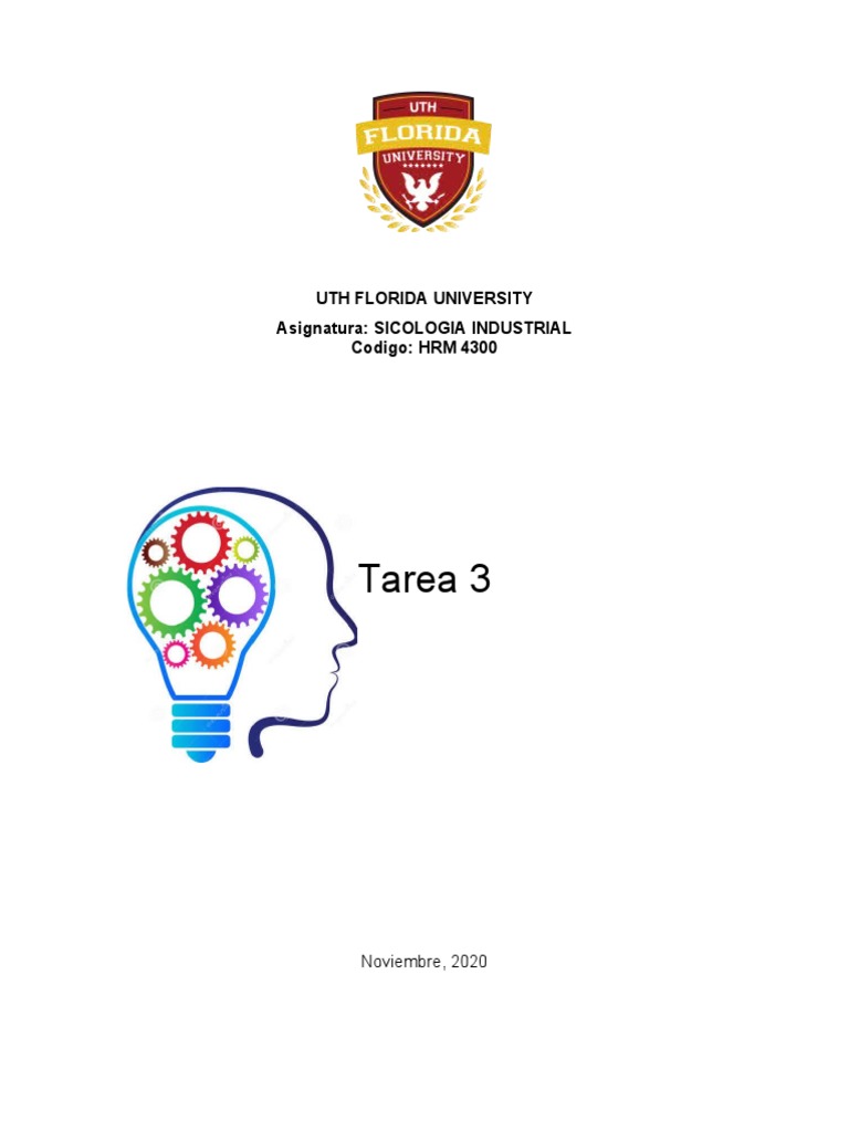 TAREA Modulo 3 SICOLOGIA INDUSTRIAL | PDF | Entrevista de trabajo | Comportamiento