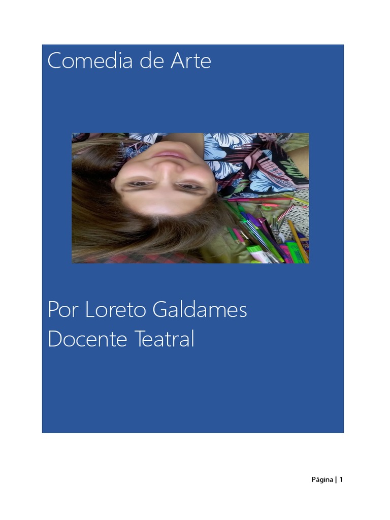 Historia Del Teatro Universal - Comedia Del Arte - Docente Loreto Galdames | Descargar gratis ...
