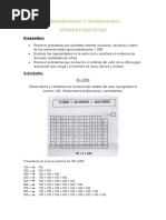 Secuencia Matematica Los Cienes | PDF | Aprendizaje | Enseñando