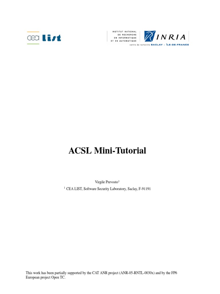 Acsl Tutorial | PDF | Pointer (Computer Programming) | Integer ...