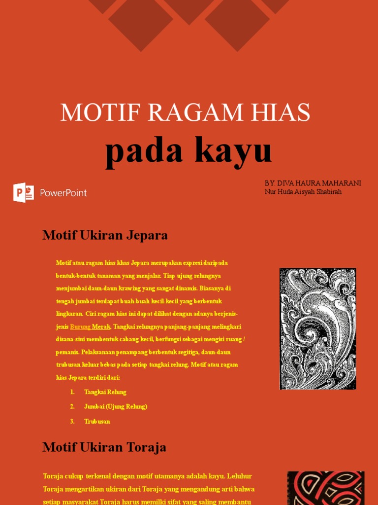 Motif Ragam Hias | PDF
