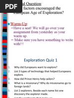 Reasons For Exploration | PDF