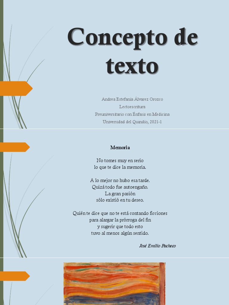 Concepto de Texto | PDF | Cognición | Ciencia cognitiva