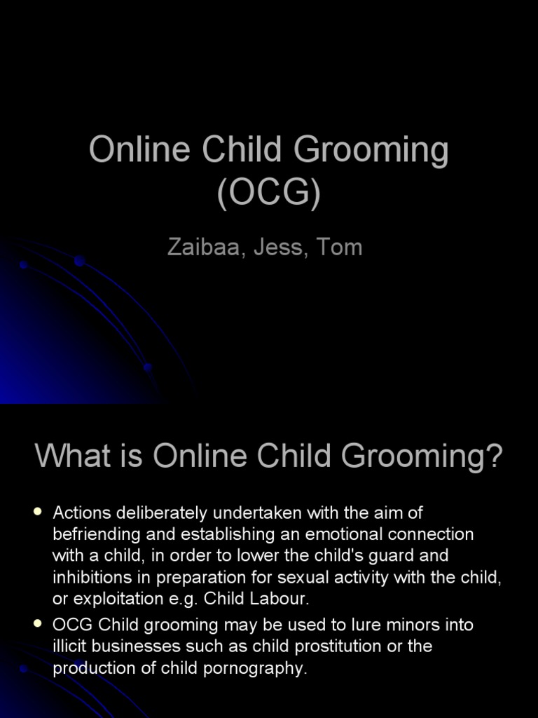 Understanding Online Child Grooming | PDF | Aggression | Sex And The Law