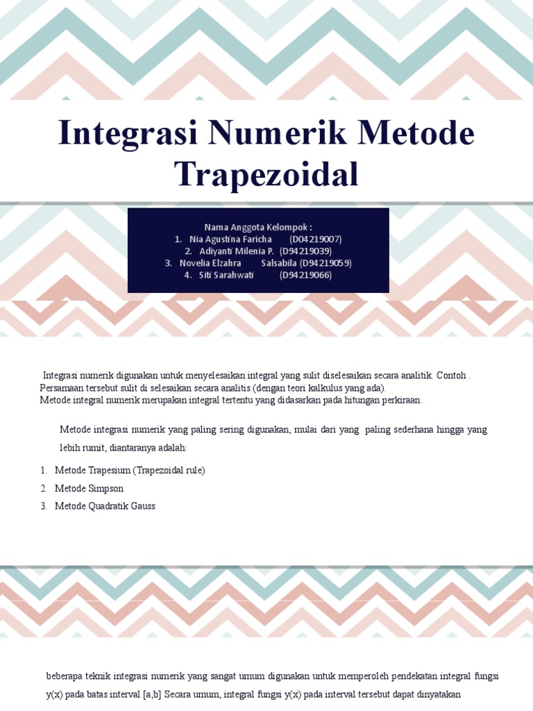 Metode Trapezoidal - PPT | PDF