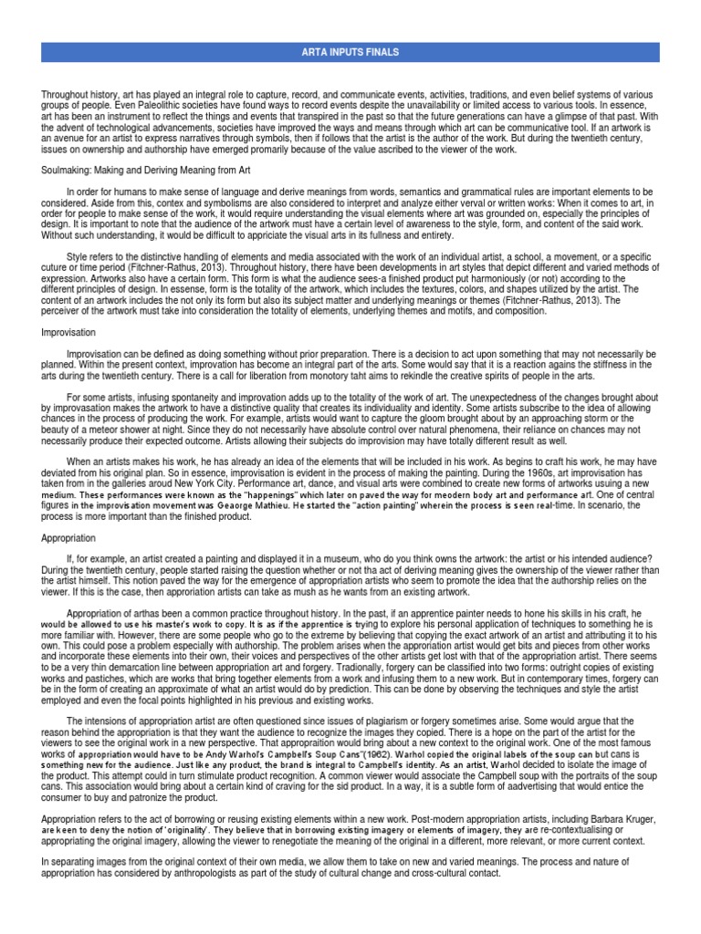 Arta Inputs Finals | PDF | Vajrayana | Sculpture