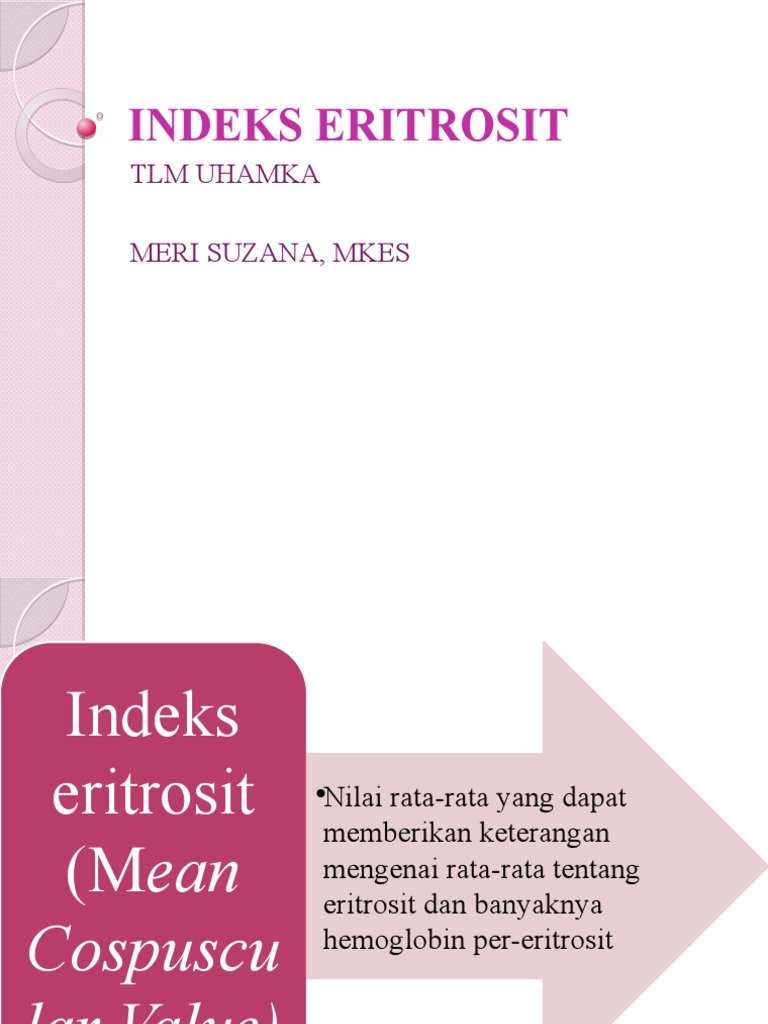 Indeks Eritrosit | PDF