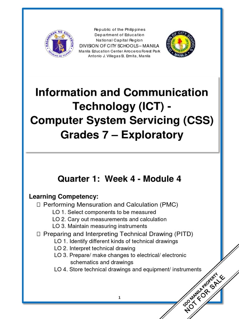 Tle-Te-7 q1 w4 Mod4 Ict-Css | PDF | Solid State Drive | Computer Data Storage