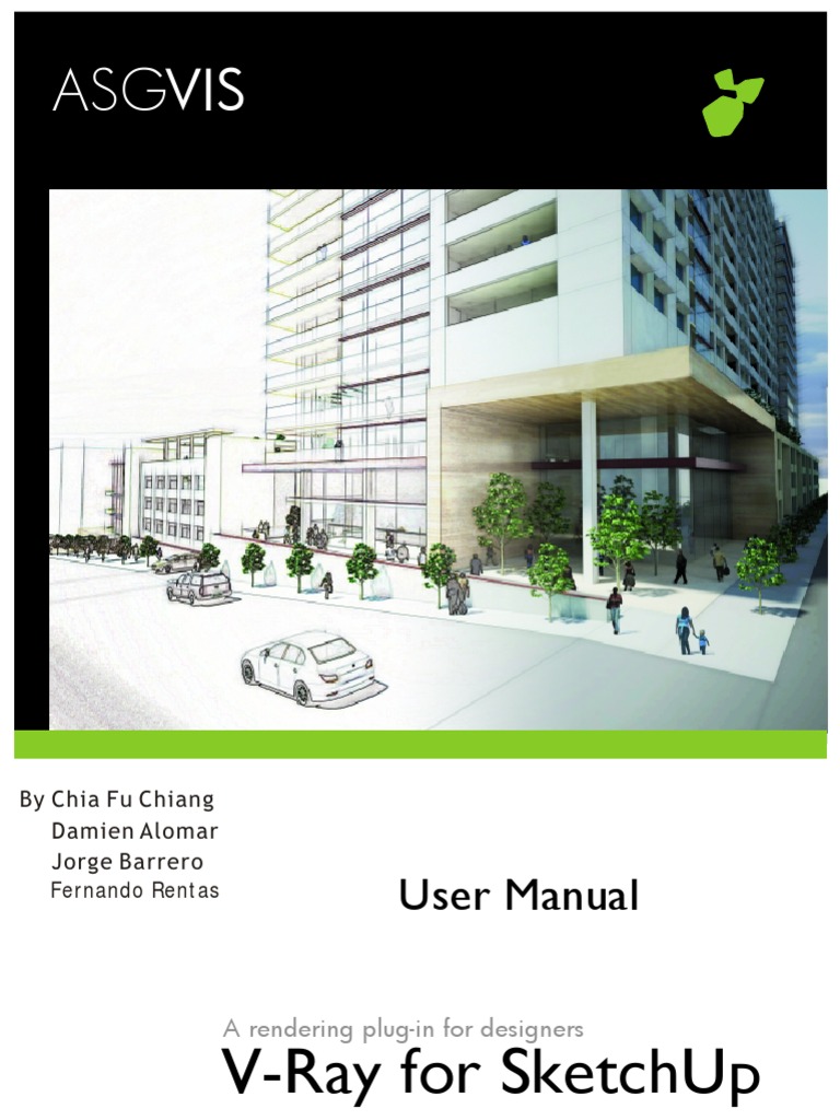V-RayforSketchUpManual English | PDF | Rendering (Computer Graphics) | Refractive Index