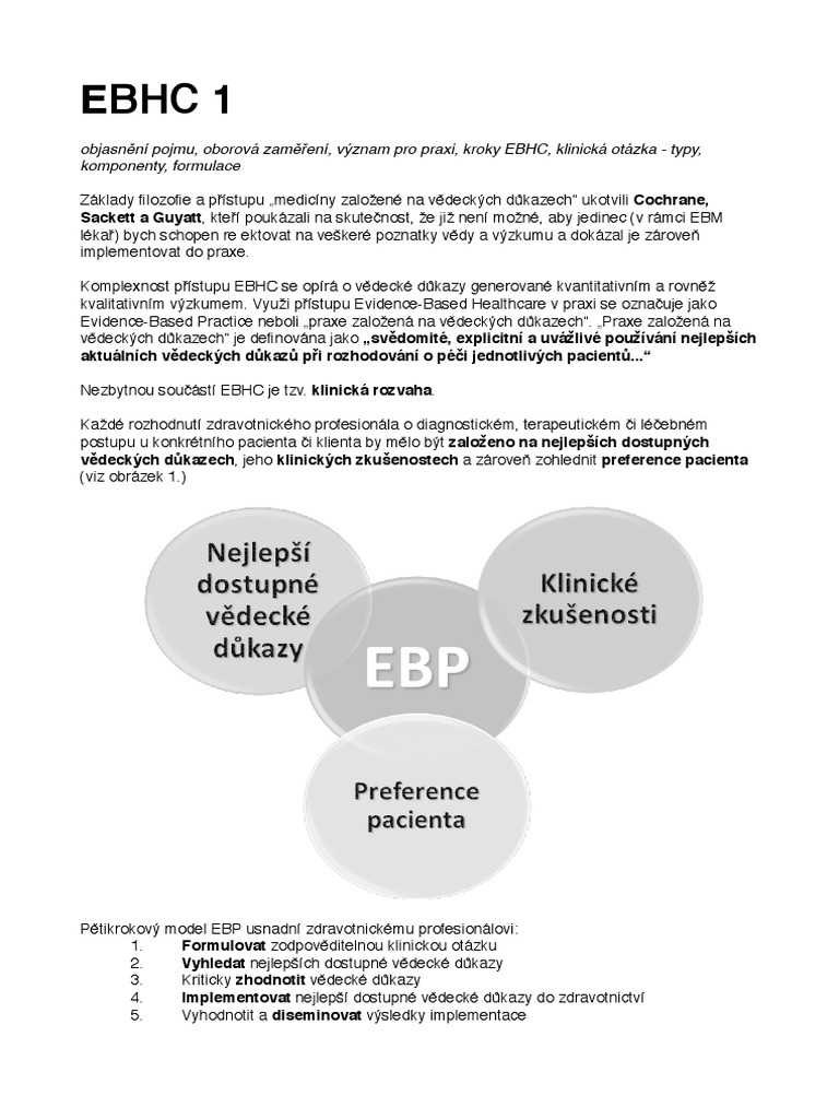 Vypracované EBHC | PDF