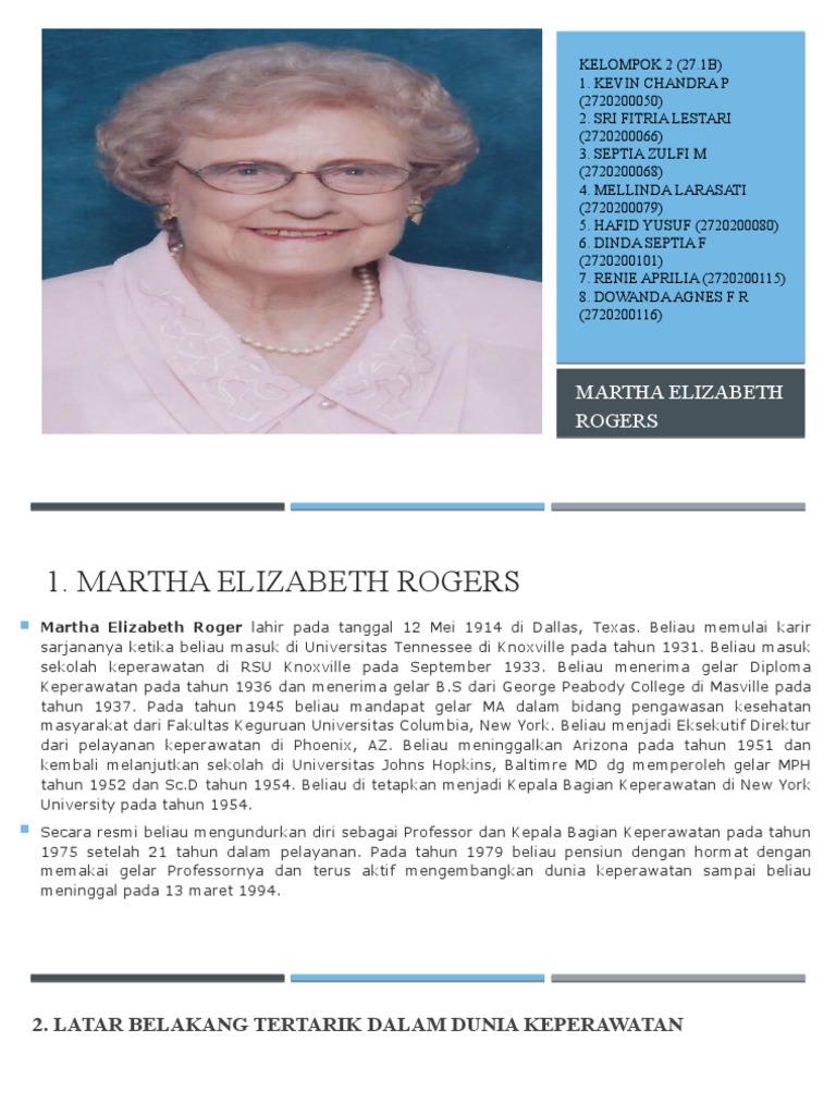 Marta Elizabeth Rogers | PDF | Sains & Matematika