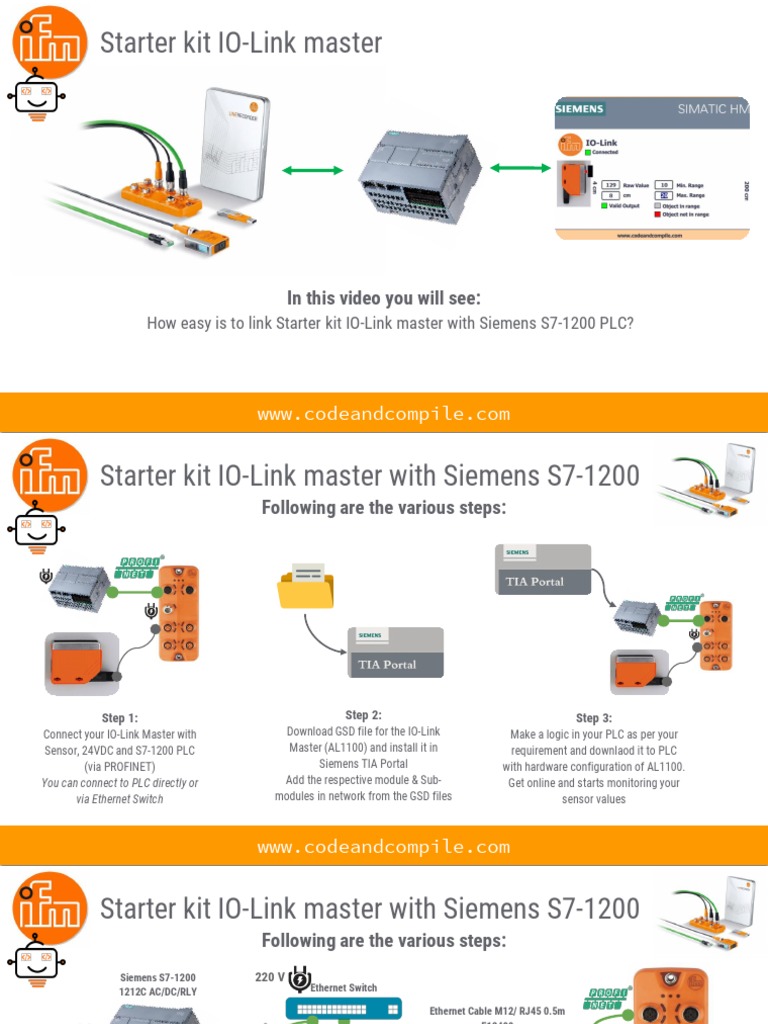 Siemens S7-1200 IO-Link Master Guide | PDF