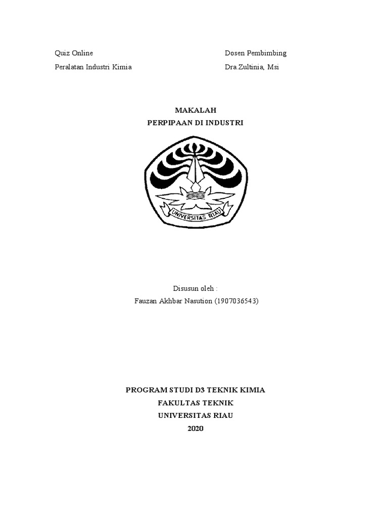 Kuis PIk (Pipa) Fauzan Akhbar | PDF | Sains & Matematika | Komputer