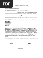 Deed of Conditional Sale | PDF | Deed | Sales