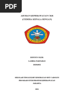 Laporan Pendahuluan Dan Asuhan Keperawatan CKR (Cedera Kepala Ringan) | PDF