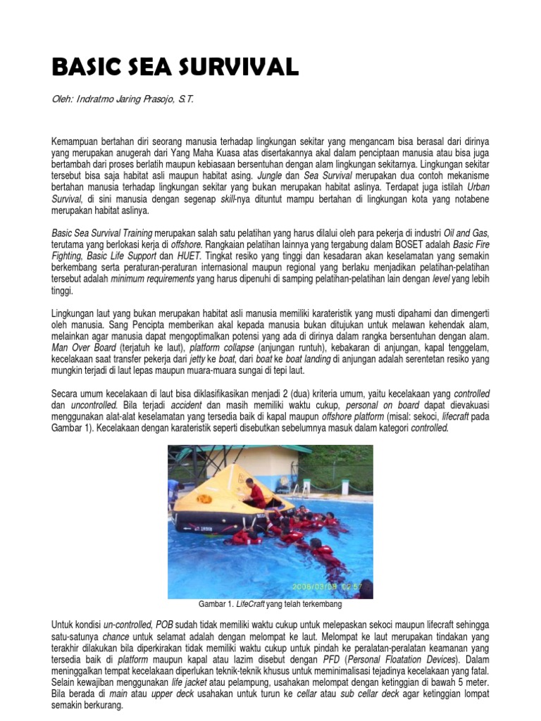 Basic Sea Survival | PDF