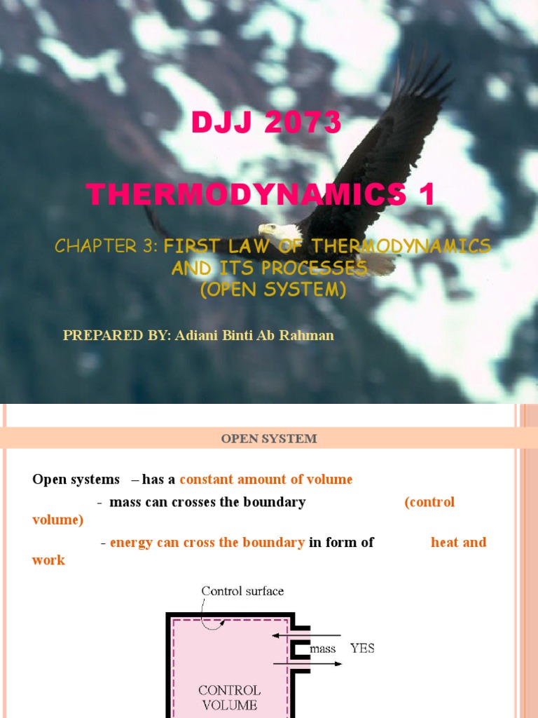 Open System (1) Thermodynamic | PDF | Enthalpy | Fluid Dynamics