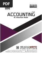 Manufacturing Accounts Notes and Questions | PDF | Expense | Inventory