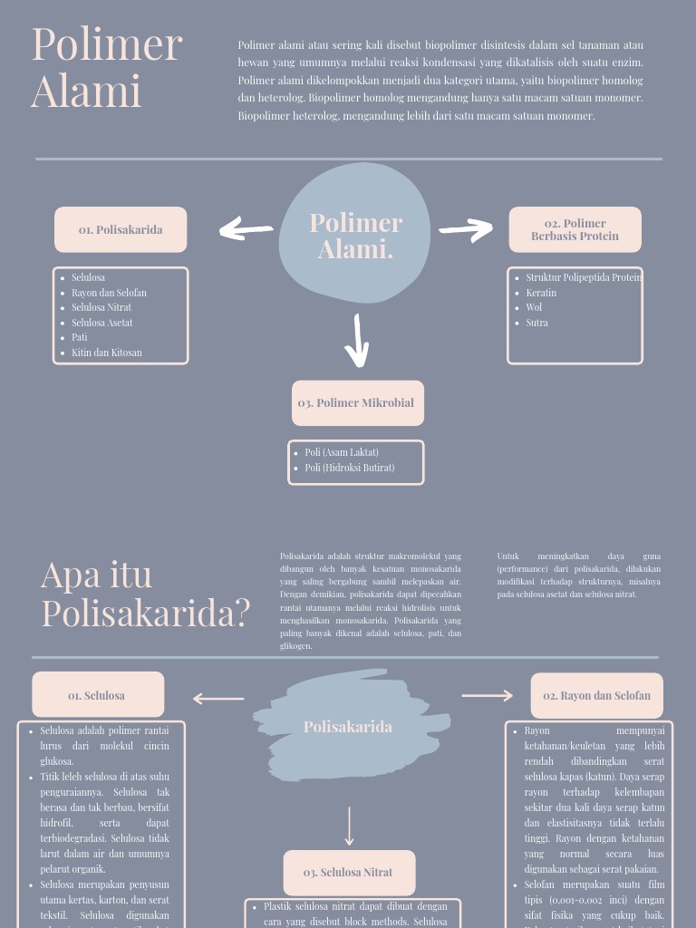 Siti Dinda Purba - Tugas Polimer Alami (Mind Map) | PDF