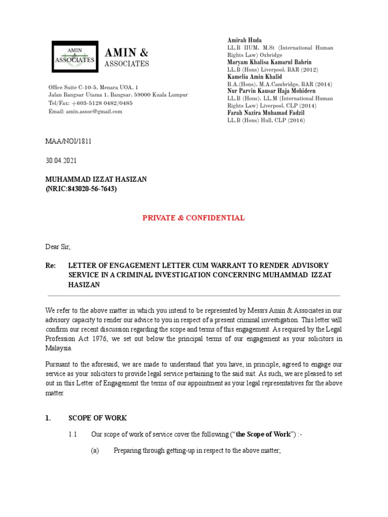 (II) Warrant To Act | PDF | Fee | Paralegal