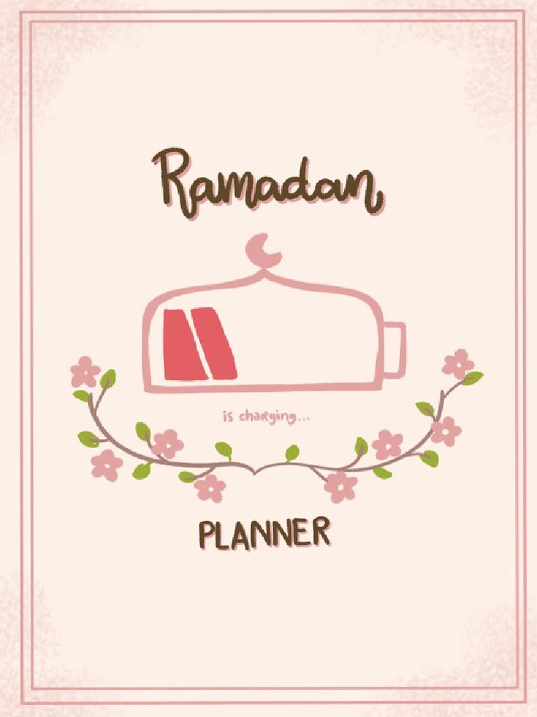 Fully Charged Ramadan Planner | PDF
