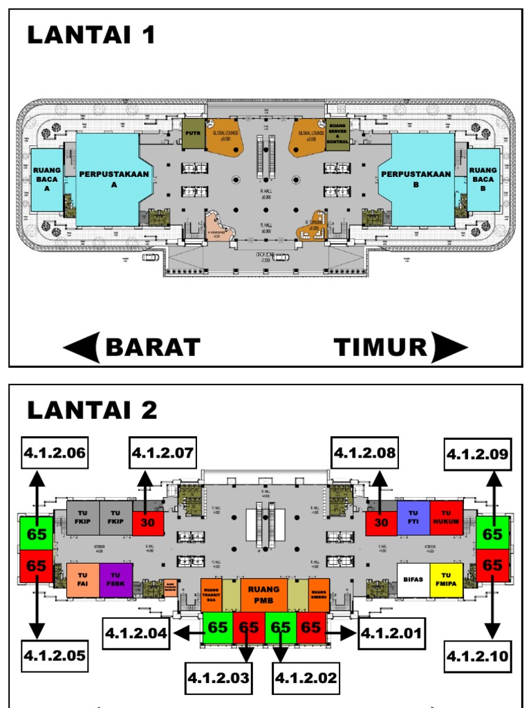 Denah Gedung Kampus UAD Lantai 1-10 | PDF