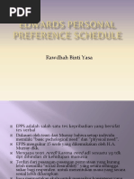 Interpretasi Needs Epps | PDF | Pengembangan Diri