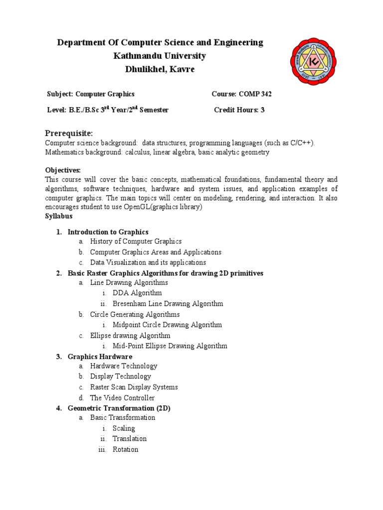 Department of Computer Science and Engineering Kathmandu University ...