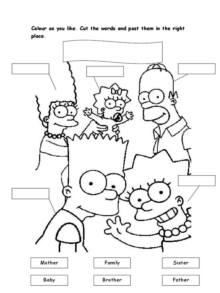 Simpsons Cut and Pase | PDF