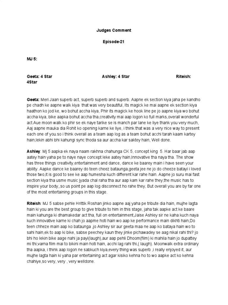 Reality Show Scripts | PDF