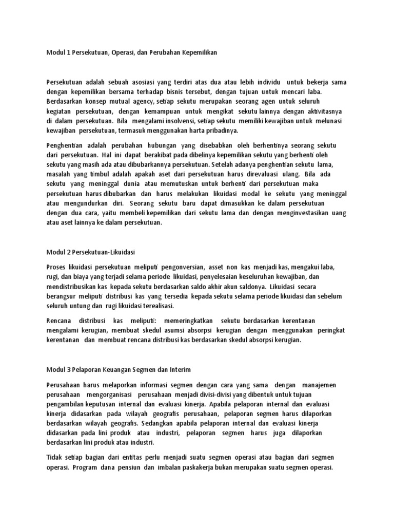 Akl 2 Ut | PDF | Bisnis