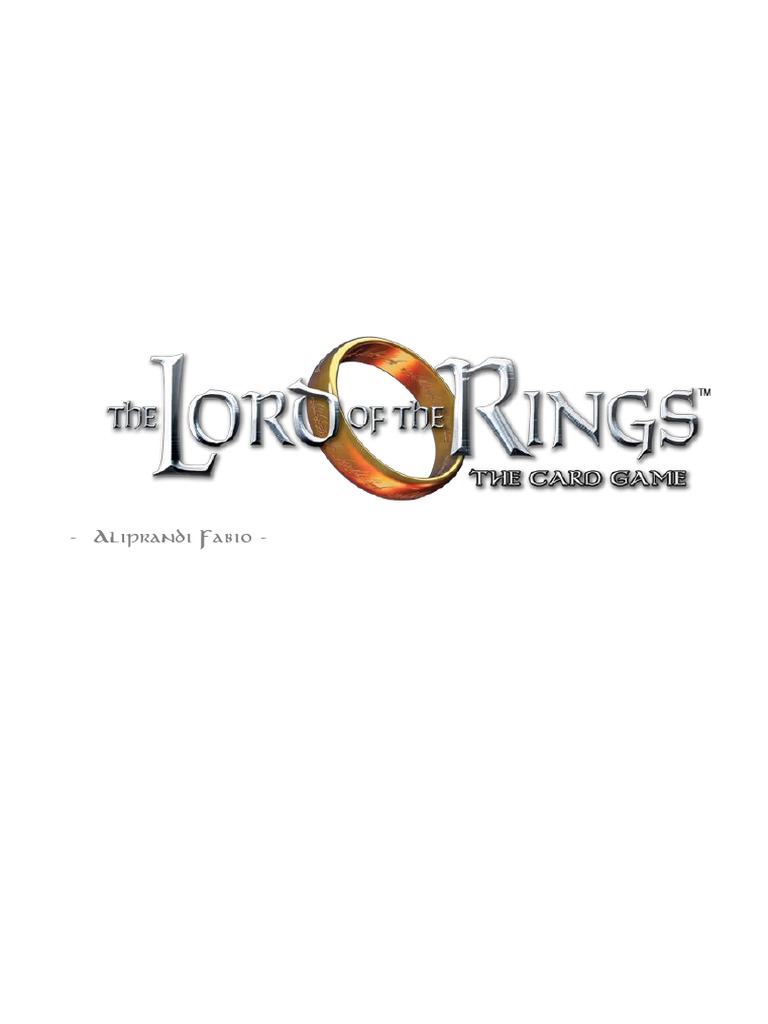 LOTR LCG - Tolkienian Chronological Order | PDF | Elf (Middle Earth ...