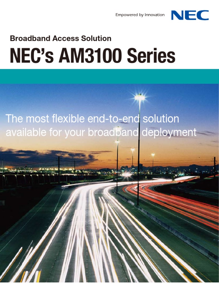 AM3100 Series | Download Free PDF | Fiber To The X | Voice Over Ip