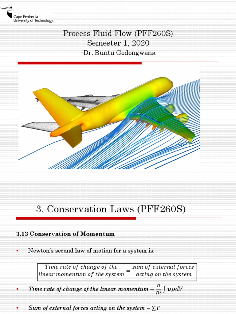 Chapter 3.3 - Conservation Laws (Conservation of Momentum) | PDF ...
