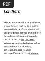 World Landforms - List of All Landforms | PDF