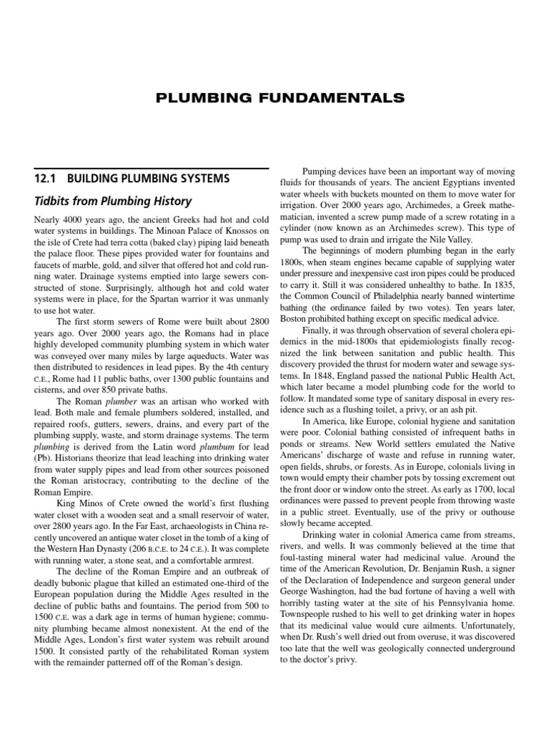 Plumbing First Lecture Utilities 2 | PDF | Gallon | Volume