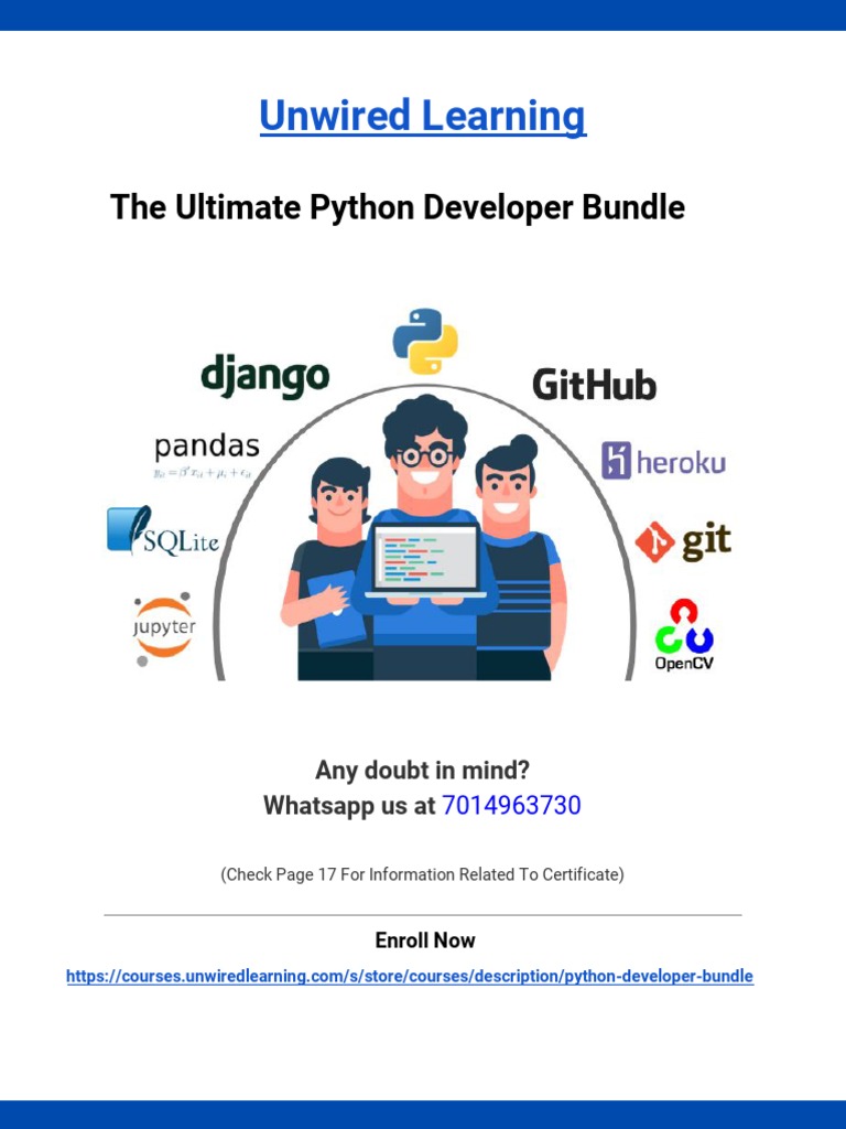 Unwired Learning The Ultimate Python Developer Bundle Pdf Object Oriented Programming