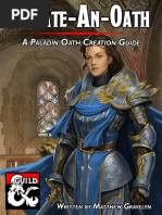 Paladin Oath of Conquest - DND 5th Edition | PDF