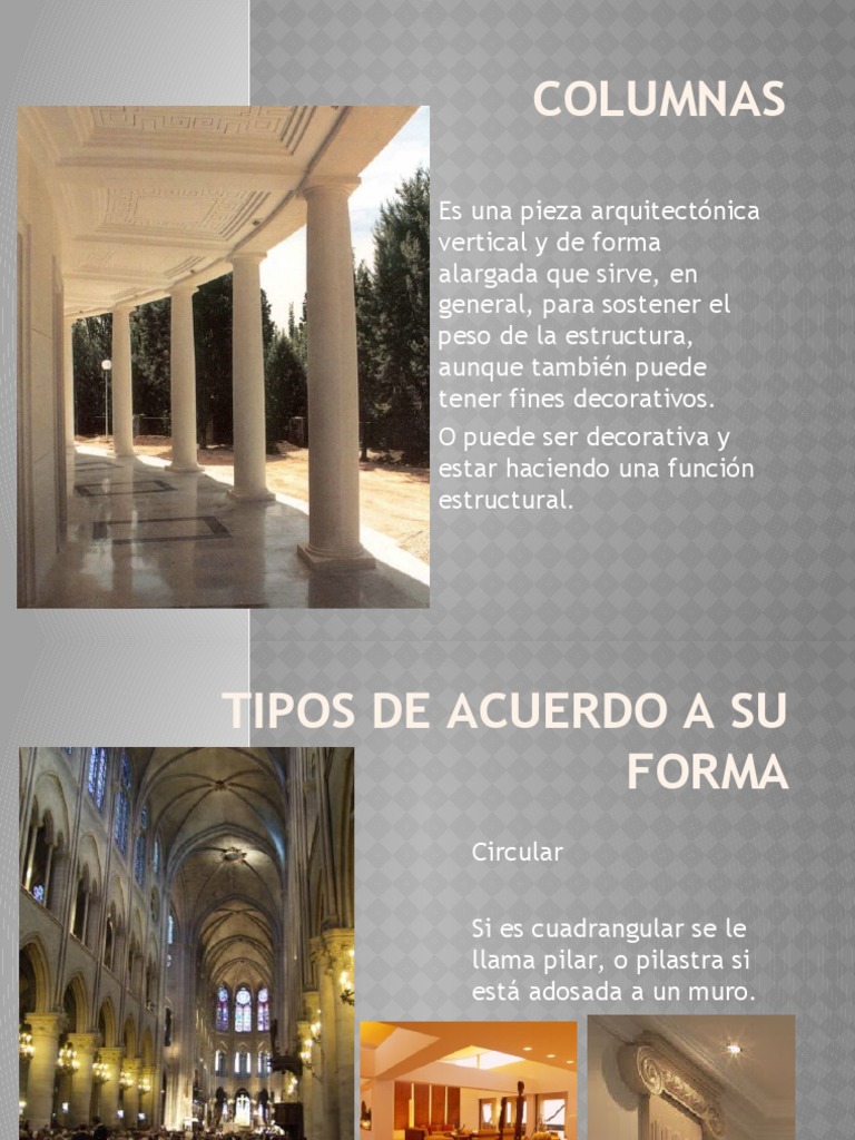 COLUMNAS | PDF | Columna | Ingeniería de Edificación