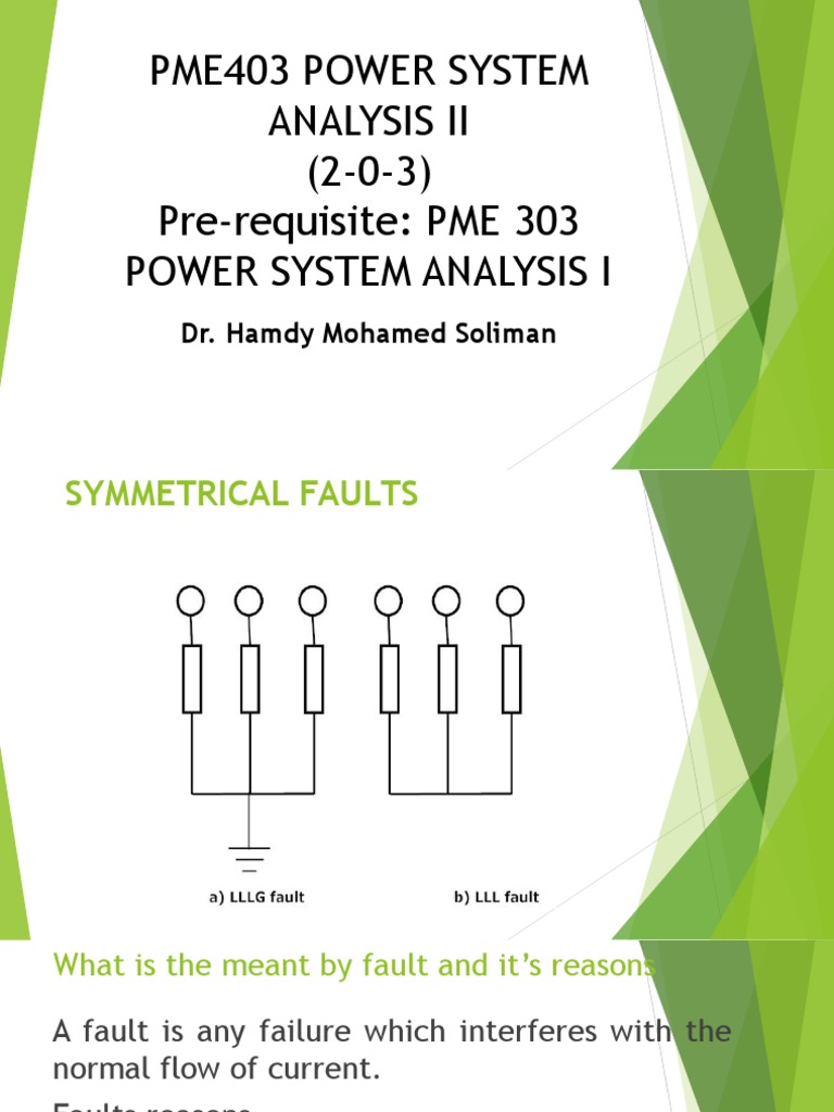Lecture4 Pme403 Power System Analysis Ii | PDF | Electric Power System ...