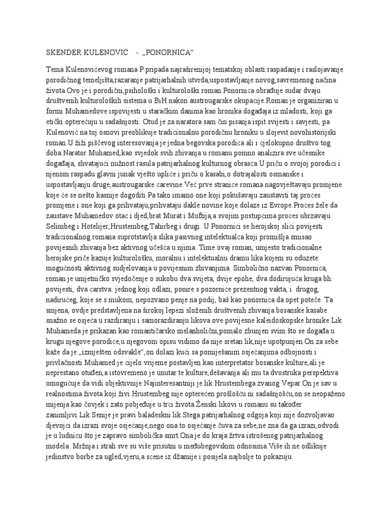 Skender Kulenović | PDF