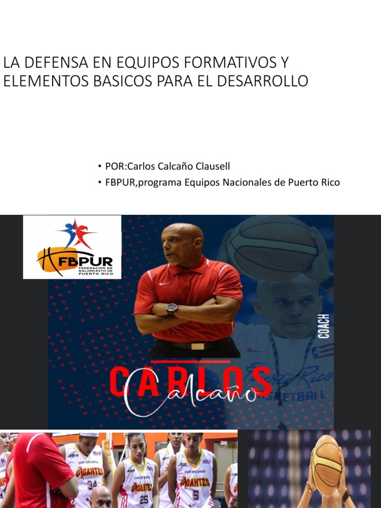 15 Conceptos Defensivos Carlos Calcaño PR | PDF | Deportes y ...