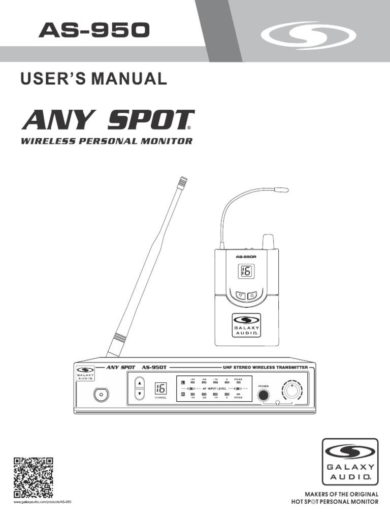 AS-950 Manual V20180823.cdr | PDF